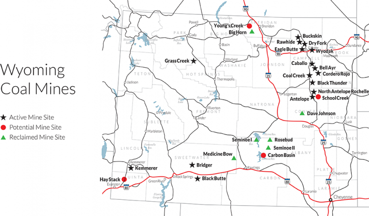 The first coal mine to open in Wyoming is in danger of closing